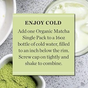 Mighty Leaf Tea, Organic Matcha Green Tea Powder - 100% Unsweetened Japanese Matcha, 12 Single Serve Packets