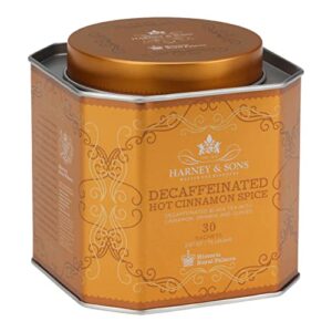 harney and sons decaf hot cinnamon spice 30 sachet tin