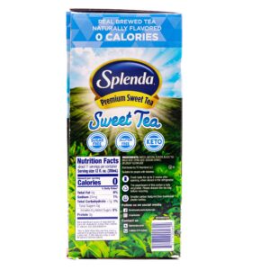 SPLENDA Premium Sweet Tea On Tap, 1 Gallon Bag In Box Ready to Drink Liquid, Sweet Tea, 128 Fl Oz