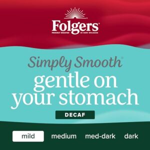 Folgers Simply Smooth Decaf Coffee, 11.5 Ounce