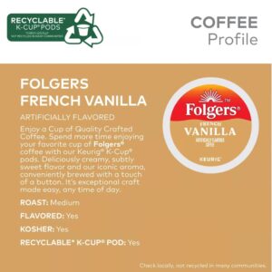 Folgers Gourmet Selections Vanilla Biscotti Coffee K-Cups ( 2 Pack x 24 K-cups)