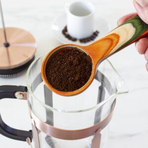 Baltique Marrakesh Collection Wooden Coffee Scoop for Ground Coffee