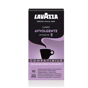 lavazza nespresso capsules (avvolgente, 100 caps)