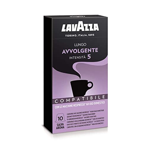 Lavazza Nespresso Capsules (Avvolgente, 100 Caps)