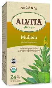 alvita teas mullein tea bag, 24 count