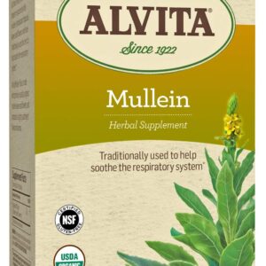 Alvita Teas Mullein Tea Bag, 24 Count