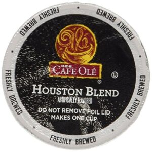 h-e-b cafe ole taste of texas houston blend coffee 54 count single serve cups