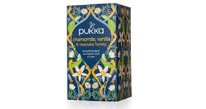 pukka herbal teas -chamomile, vanilla & manuka honey 20 bags