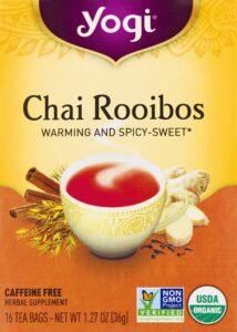 yogi tea, chai rooibos, 16 count