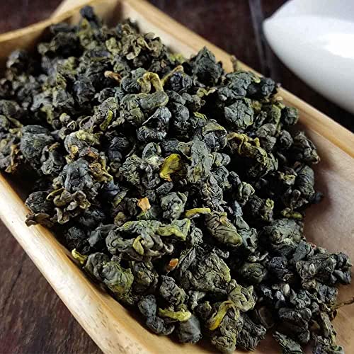 FullChea - Natural Alishan Oolong Tea Loose Leaf - Formosa Oolong High Mountain Tea - Taiwan Gaoshan Ulong Tea - Taiwanese Green Oolong Tea for Health (8.8oz / 250g)