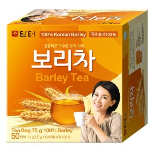 DAMTUH Korean Traditional Tea Barley Tea - 100% Pure Barely Tea, caffeine-free (50 Tea Bag x 1.5 g)