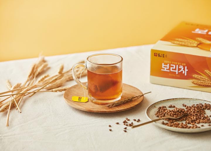 DAMTUH Korean Traditional Tea Barley Tea - 100% Pure Barely Tea, caffeine-free (50 Tea Bag x 1.5 g)