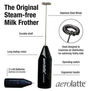 Aerolatte Essentials Steam-Free Milk Frother, Black