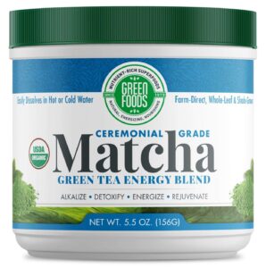 green foods organic matcha green tea, 5.5 ounce