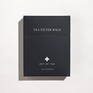 Art of Tea | Filter Bags 4" by 3.5"| Single Use | 100 Count | Works With Coffee or Tea