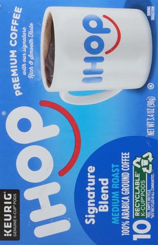 IHOP Medium Roast Signature Blend Keurig K-Cup Coffee Pods, 10 ct Box