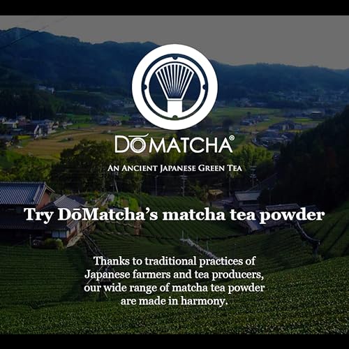 DoMatcha, Organic Summer Harvest Matcha Powder, Authentic Japanese Green Tea, Latte Grade, 2.82 oz