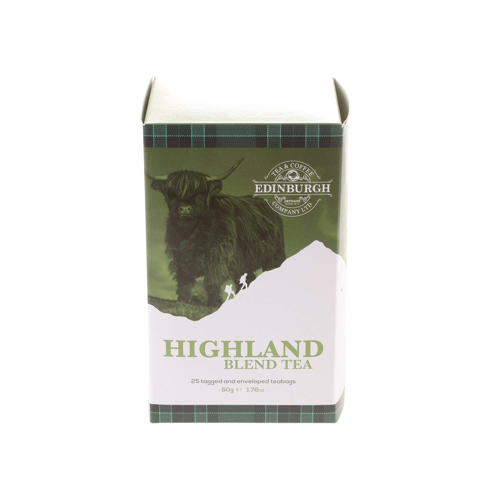 Edinburgh Tea & Coffee Company Highland Blend Black Tea, 25 Count Envelope/Tag Teabags