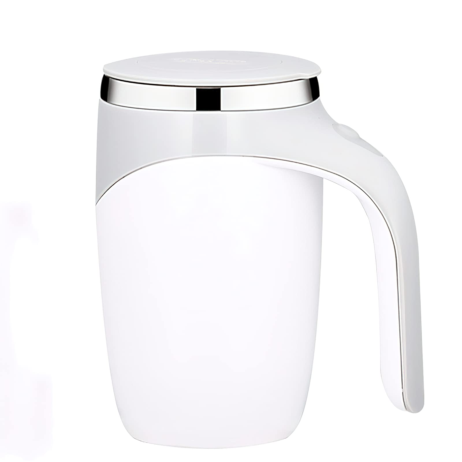 Automatic Magnetic Stirring Coffee Mug, Rotating Home Office Travel Mixing Cup，Funny Electric Stainless Steel Self Mixing Coffee Tumbler, Suitable for Coffee, Milk, Cocoa and Other Beverages……