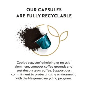 Nespresso Capsules OriginalLine, Indonesia Master Origin ,Dark Roast Coffee, 50 Count Coffee Pods, Brews 1.35oz (ORIGINAL LINE ONLY)