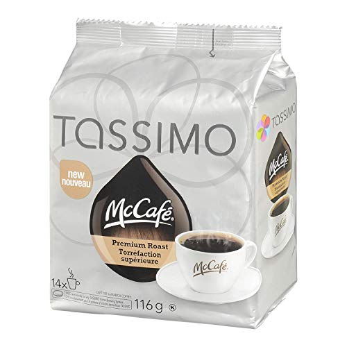 McDonalds McCafé Tassimo Premium Roast Coffee T-Discs, 14-Count