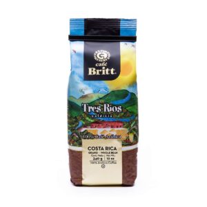 Café Britt® - Costa Rican Origins Coffee Bundle (12 oz.) (3-Pack) (Coffee From: Tarrazú, Tres Ríos & Poás) - Whole Bean, Arabica Coffee, Kosher, Gluten Free, Gourmet & Medium Light & Dark Roast