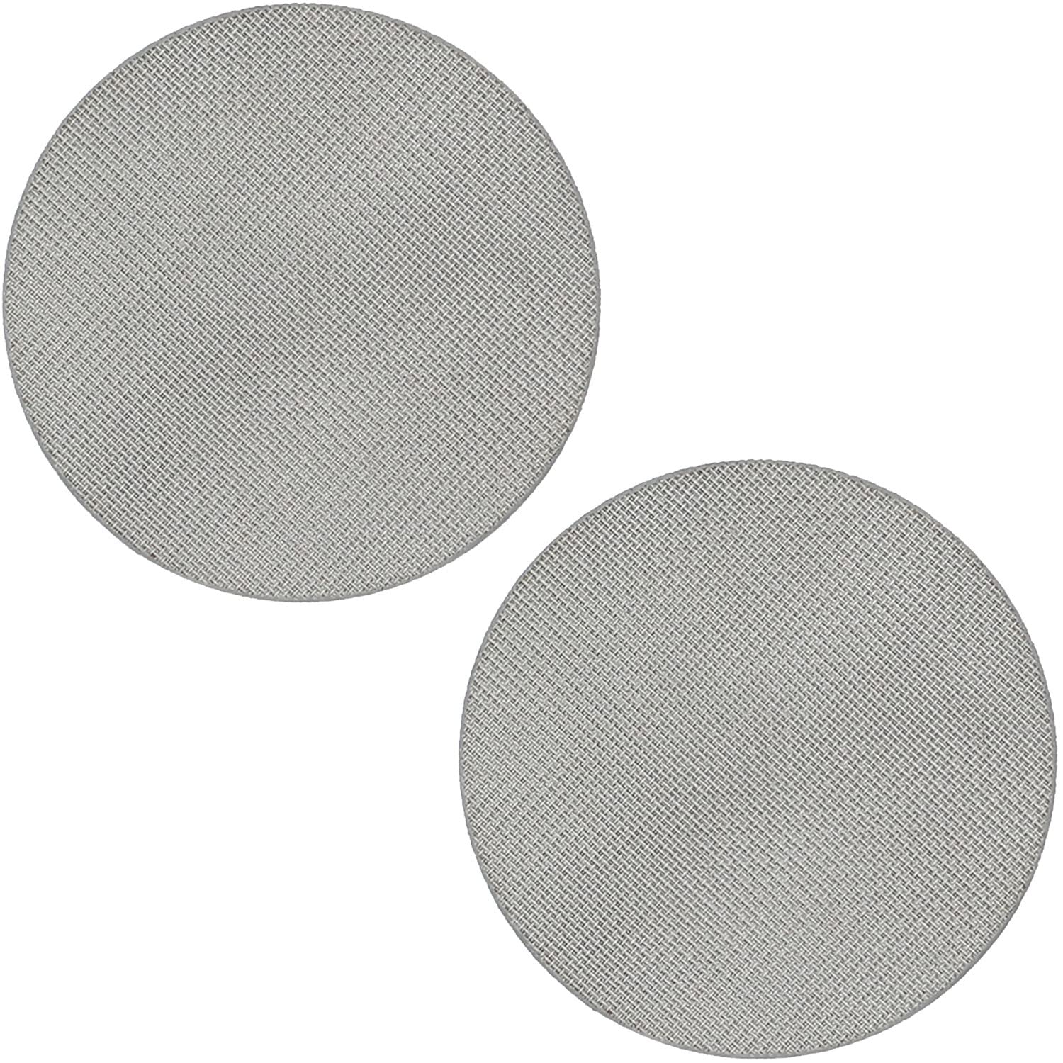 2 Pack 58.5mm Espresso Puck Screen, Reusable 1.7mm Thickness 150μm Coffee Filter Mesh Plate for Espresso Portafilter Filter Basket (58.5mm,150μm)