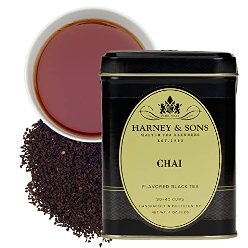 Harney & Sons Chai Tea, Loose leaf 4 ounce tin