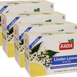 Linden Tea by Badia 100 Tea bags