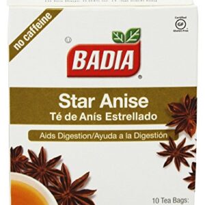 Badia - Star Anise Tea Caffeine Free - 10 Tea Bags