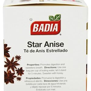 Badia - Star Anise Tea Caffeine Free - 10 Tea Bags