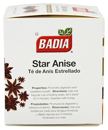 Badia - Star Anise Tea Caffeine Free - 10 Tea Bags