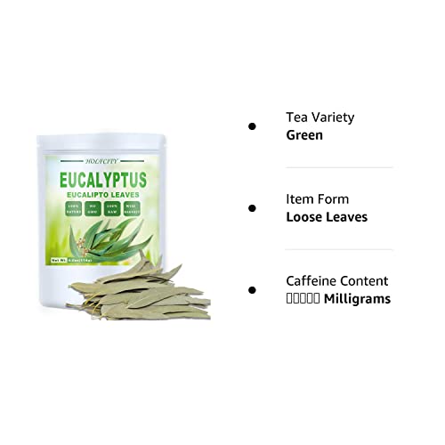 Whole Eucalyptus Leaves, Natural Eucalyptus Herb Leaves, 114g (4.0 oz)