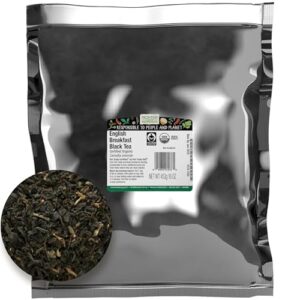 frontier co-op english breakfast black tea, 1-pound bulk, full, robust, malty flavor, kosher, organic, non eto