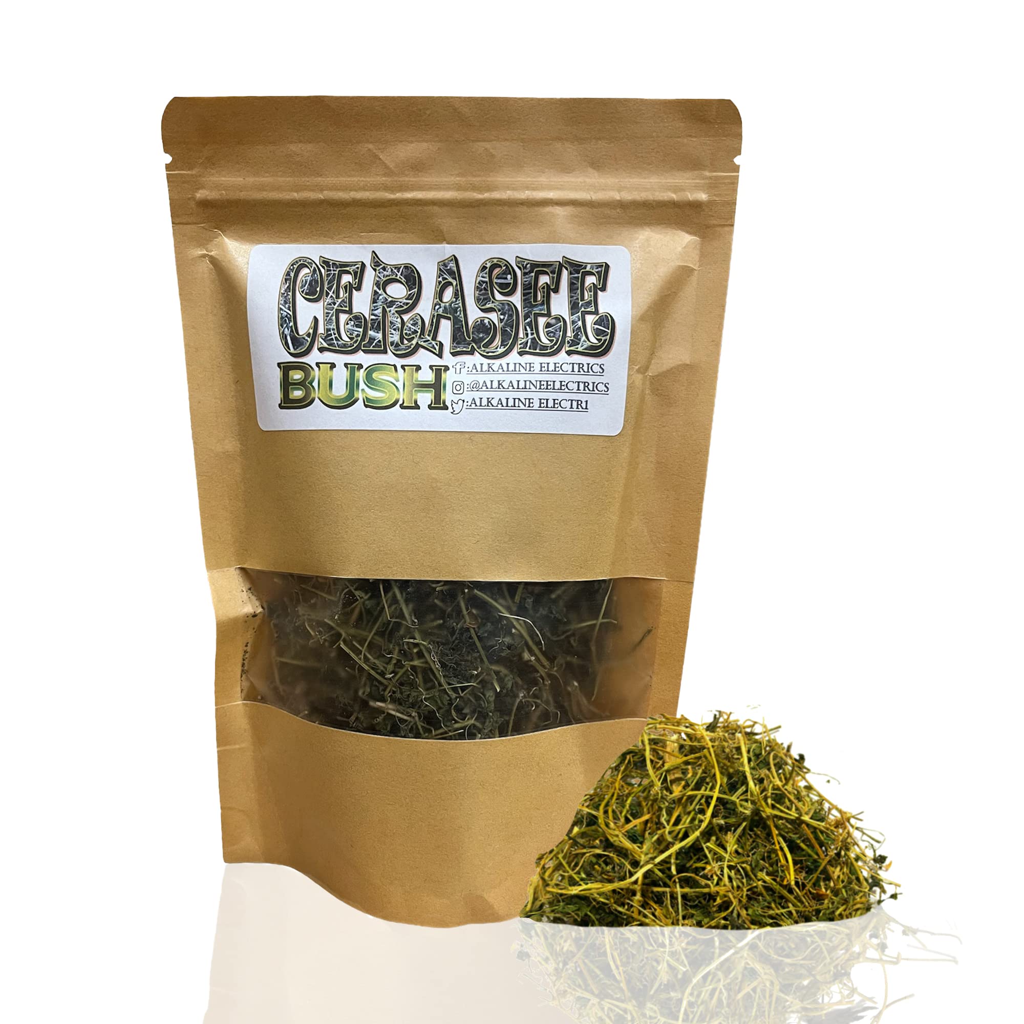 Cerasee | Bitter melon | Bush Tea | Wildcrafted from Jamaica | Responsible Harvested | Resealable Packaging Ensures Freshness | Momordica Charanta | 100% Natural | 1oz