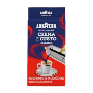 lavazza italian "crema e gusto" ground espresso (1 case = 20 x 8.8 oz bricks)