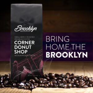 Brooklyn Beans Bagged Ground Coffee Variety Pack Light Medium Dark Roast and Flavored Assorted Gift Sampler 72 Ounce, 12 Oz Pack ,(Pack of 6)