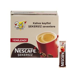 nescafe 2 in 1 unsweetened 48 sticks