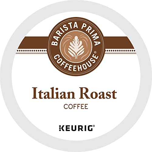 Barista Prima Coffeehouse Italian Roast, Keurig Single Serve K-Cup Pods, Dark Roast Coffee, 48 Count (Pack of 1)