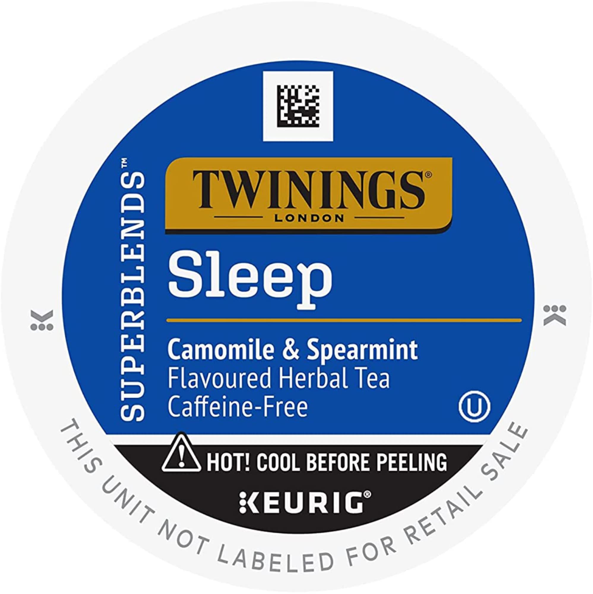 Twinings Tea K-Cup Assortment, Herbal & Black (Pack of 24) with By The Cup Honey Sticks