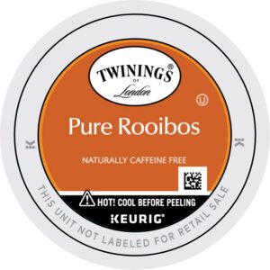 Twinings Tea K-Cup Assortment, Herbal & Black (Pack of 24) with By The Cup Honey Sticks