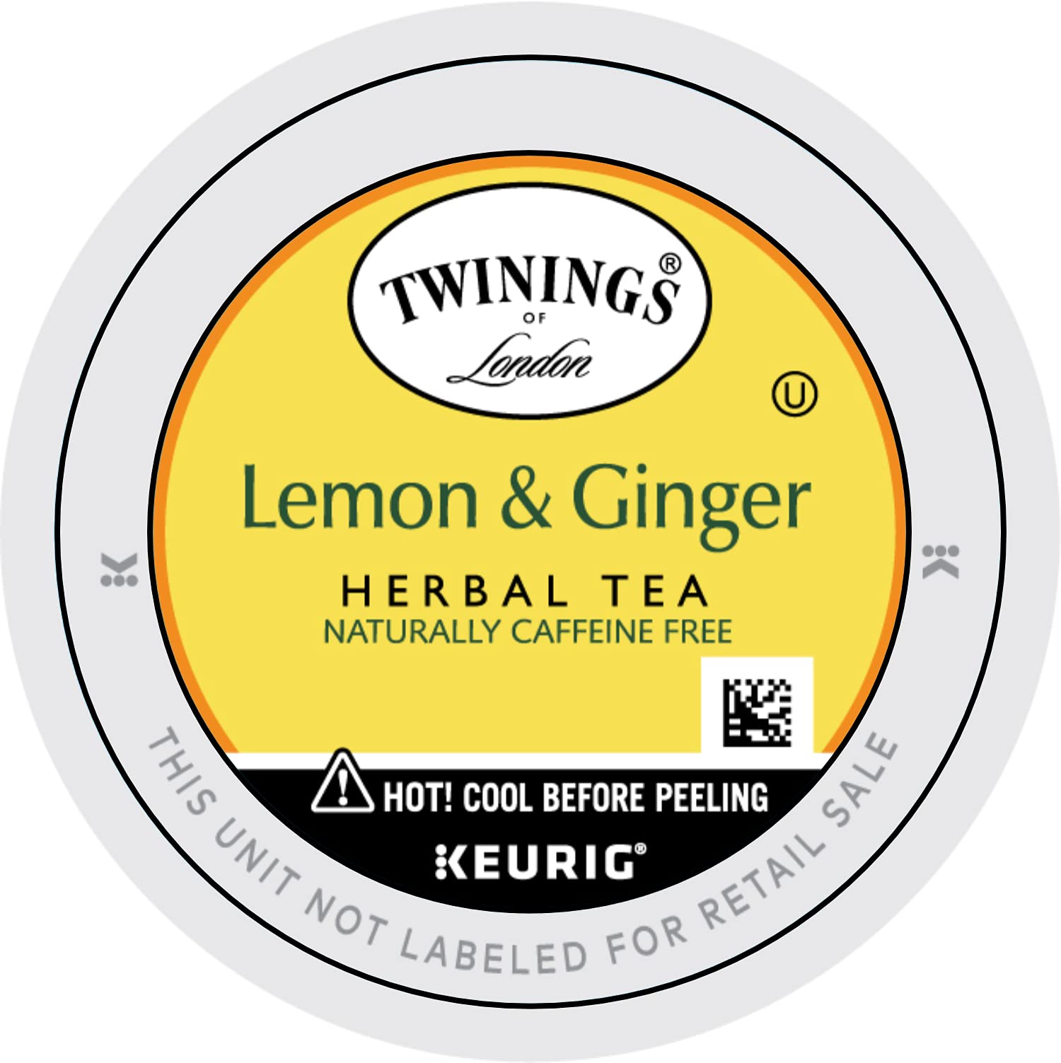 Twinings Tea K-Cup Assortment, Herbal & Black (Pack of 24) with By The Cup Honey Sticks