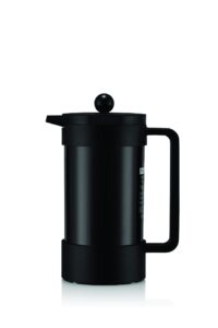 bodum bean sustainable french press coffee maker, 34 ounce, black