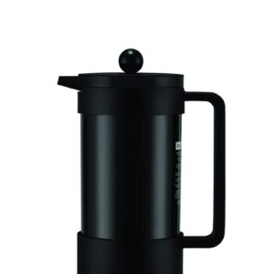 Bodum Bean Sustainable French Press Coffee Maker, 34 Ounce, Black