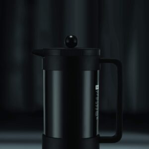 Bodum Bean Sustainable French Press Coffee Maker, 34 Ounce, Black