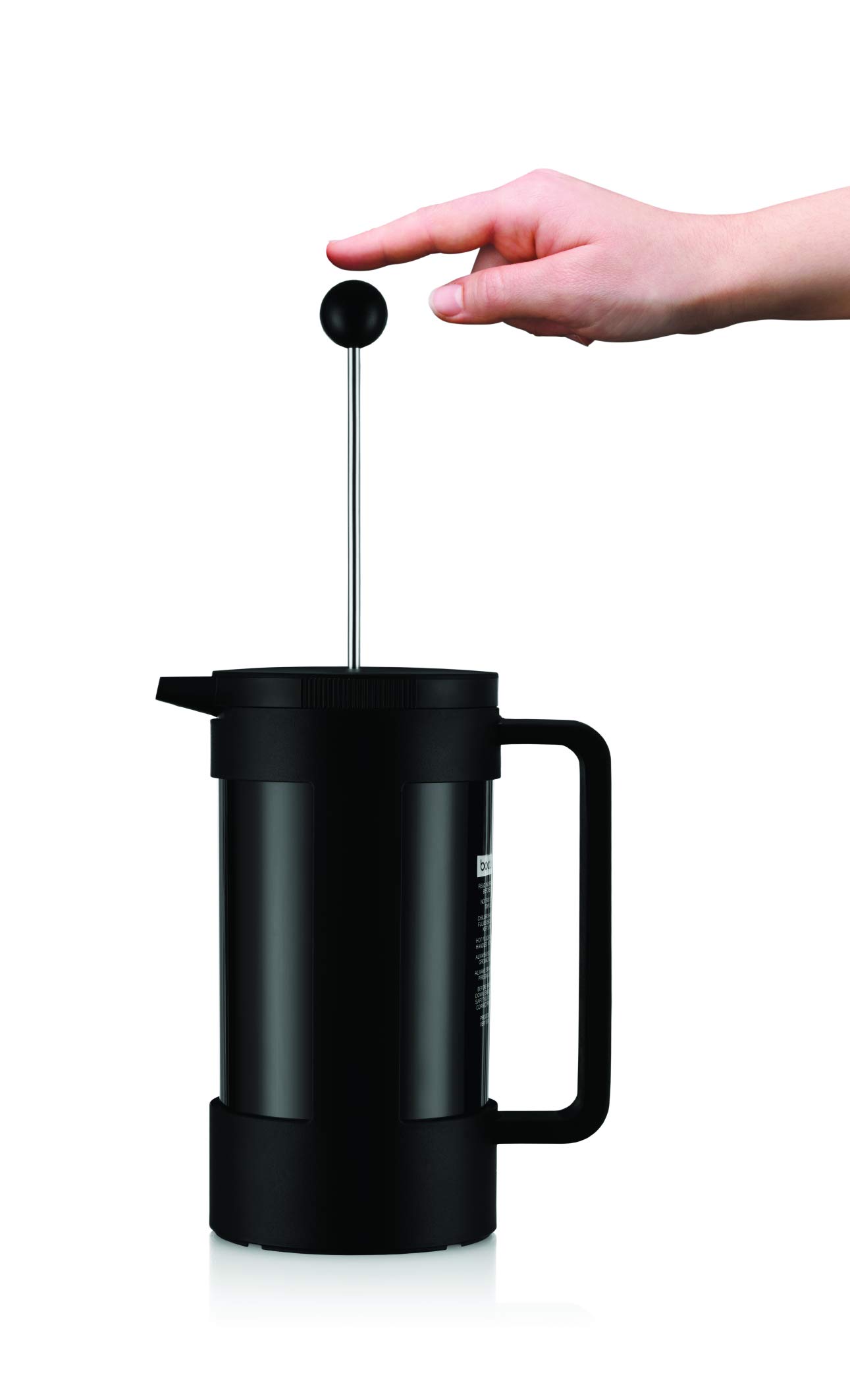 Bodum Bean Sustainable French Press Coffee Maker, 34 Ounce, Black