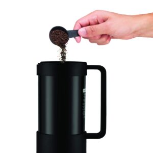 Bodum Bean Sustainable French Press Coffee Maker, 34 Ounce, Black