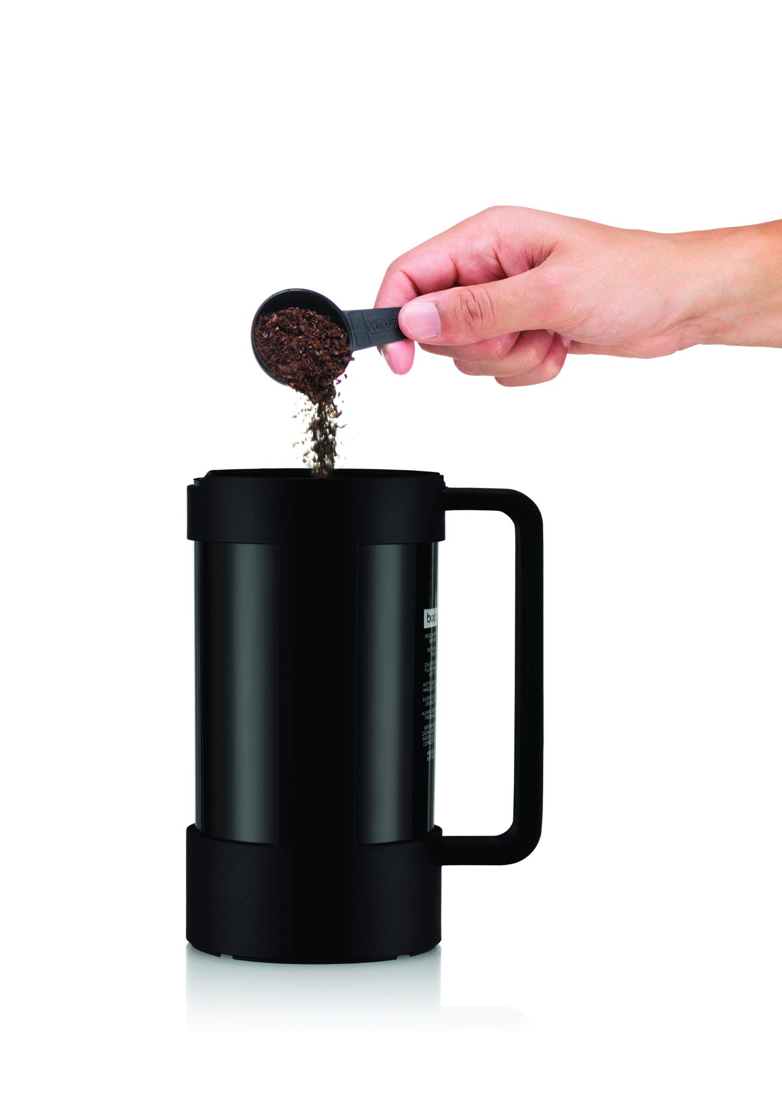 Bodum Bean Sustainable French Press Coffee Maker, 34 Ounce, Black