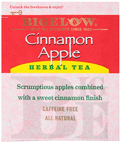 Bigelow 635867 Cinnamon Apple Herbal Tea Bags 28/Box (11397)