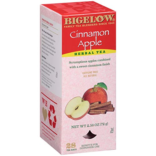 Bigelow 635867 Cinnamon Apple Herbal Tea Bags 28/Box (11397)